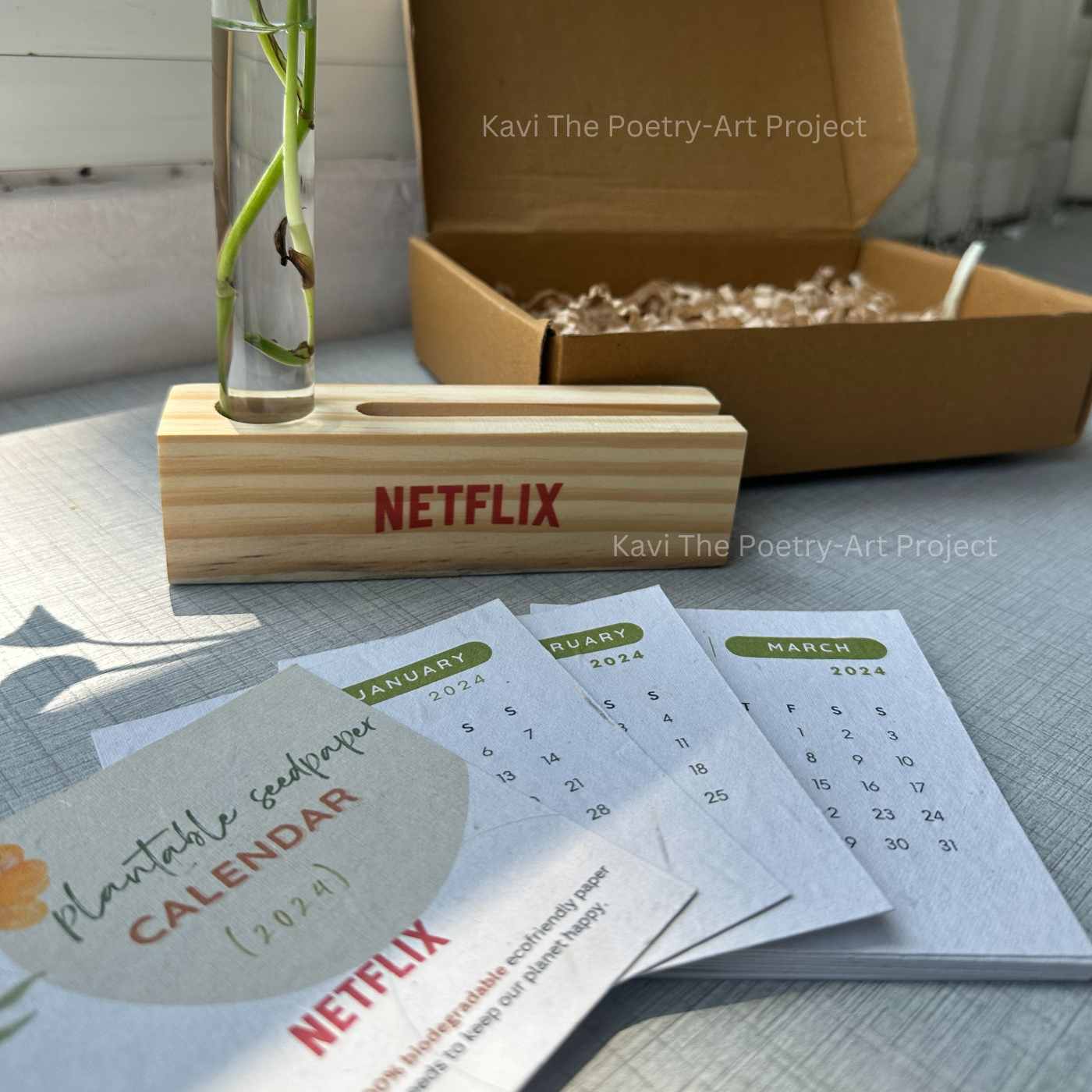 Customised Seed Paper Calendar with Propagation Planter – Kavi The ...