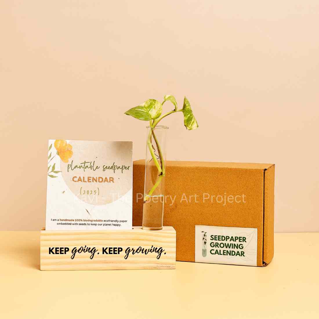 Seed Paper Calendar with Propagation Planter – Kavi The Poetry-Art Project