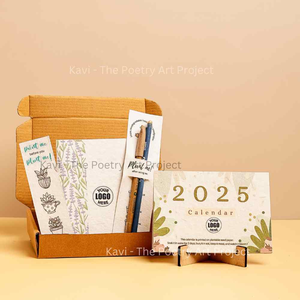 Customised Plantable Seed Paper Calendar Kit – Kavi The Poetry-Art Project