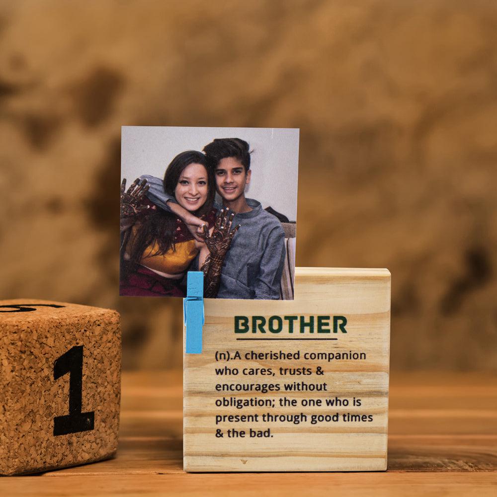 Best Brother Table Photo Frame – Kavi The Poetry-Art Project