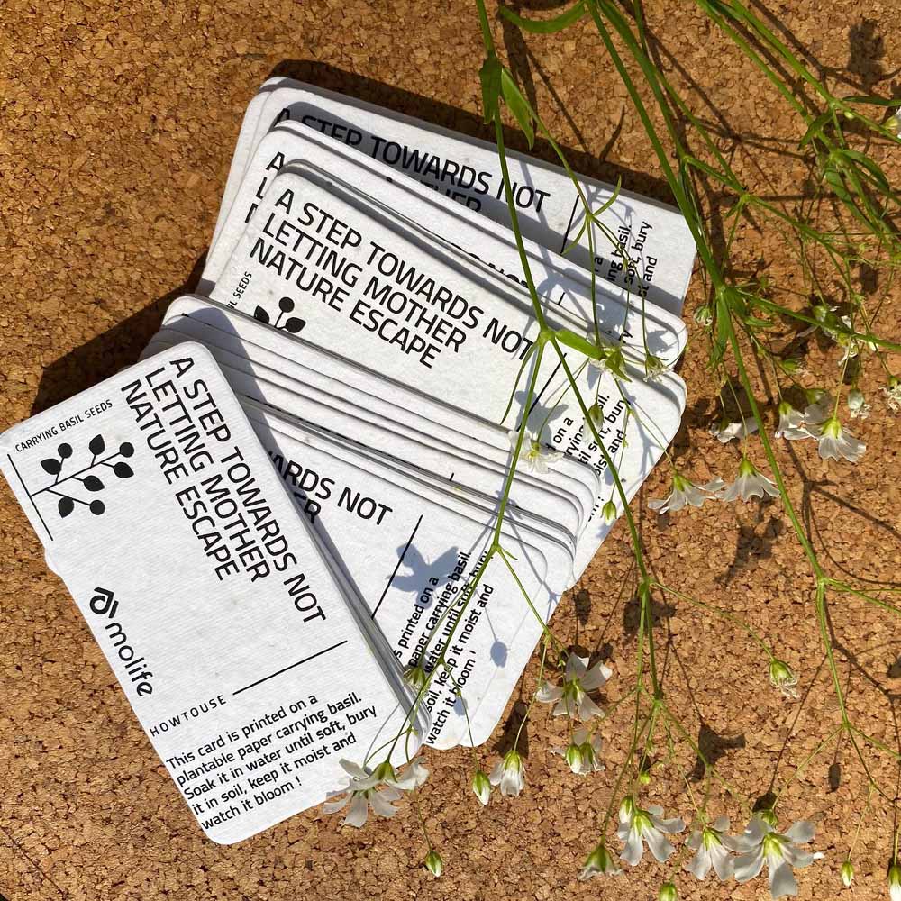 Customised Seed Paper Tags – Kavi The Poetry-Art Project