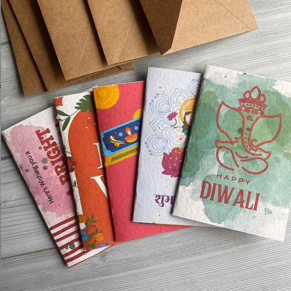 Handmade Diwali Greeting Cards Ideas